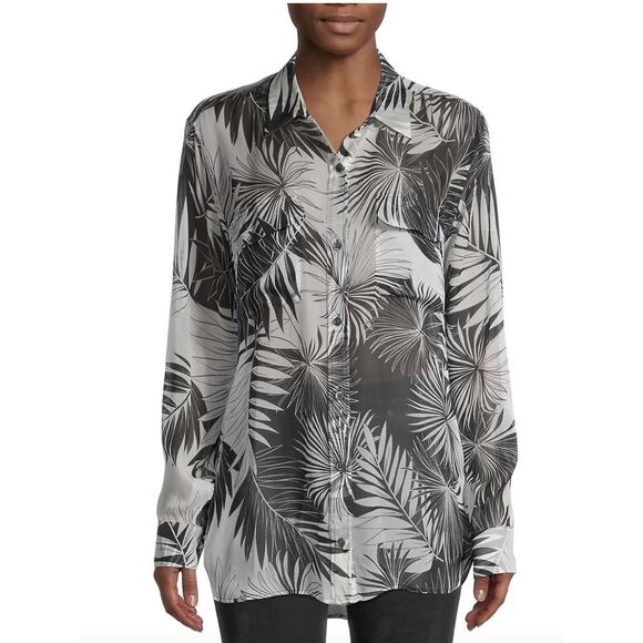 Equipment | Tops | Equipmentfemme Signaturebotanicalsilkblouse | Poshmark